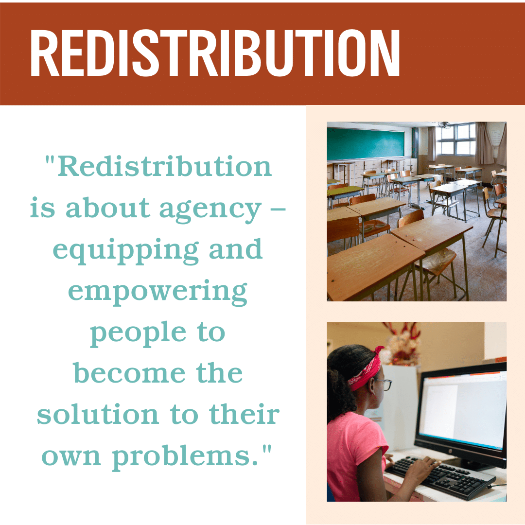 Redistribution in Education » Christian Community Development Association